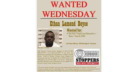 Wanted Wednesday Ethan Lamond Boyce (10/12/2022) - Press Releases ...